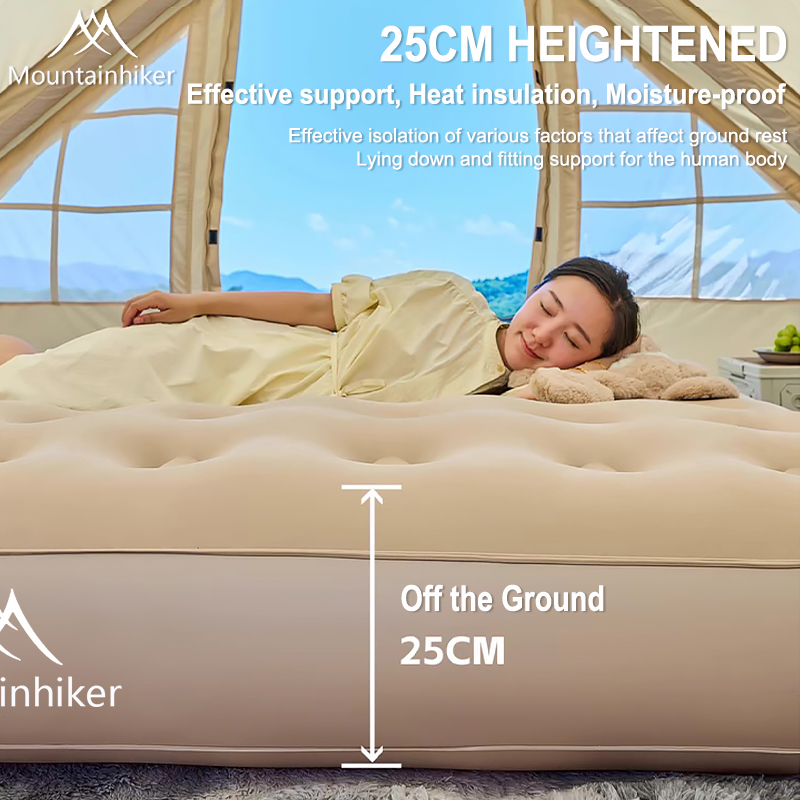 🔥Ready stock🔥MOUNTAINHIKER Inflatable Air Mattress Automatic Pump 40CM ...