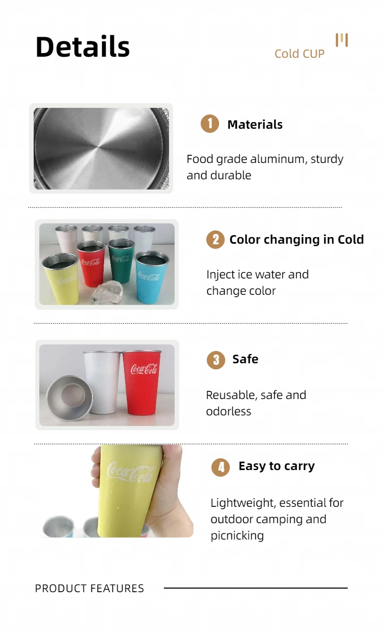 Cola Cup Color changing Cup ,Coke Cup Aluminum Material,Color changing ...