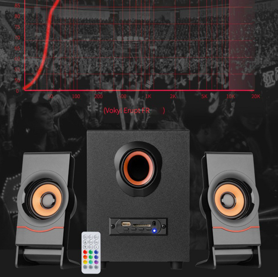 【Ready stock】Bluetooth Stereo Audio Speaker Bass Music Subwoofer for ...