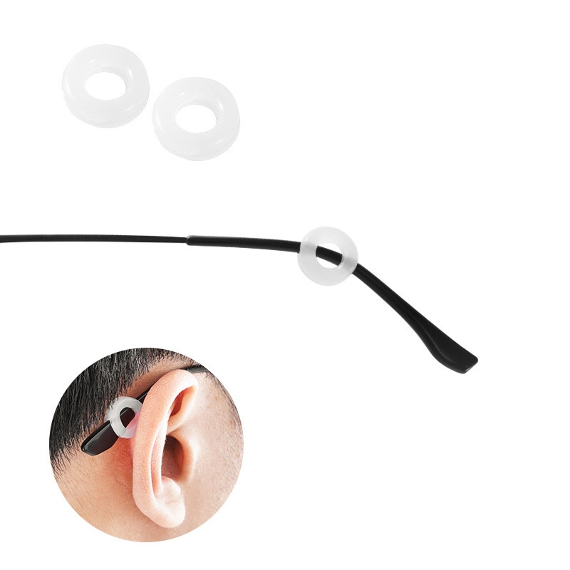 Silicone Eyeglass Ear Grips & Stopper Set – 24-Pack Anti-Slip Pads for ...