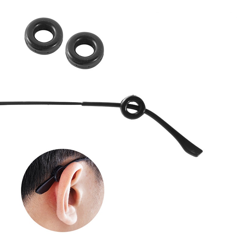 Silicone Eyeglass Ear Grips & Stopper Set – 24-Pack Anti-Slip Pads for ...
