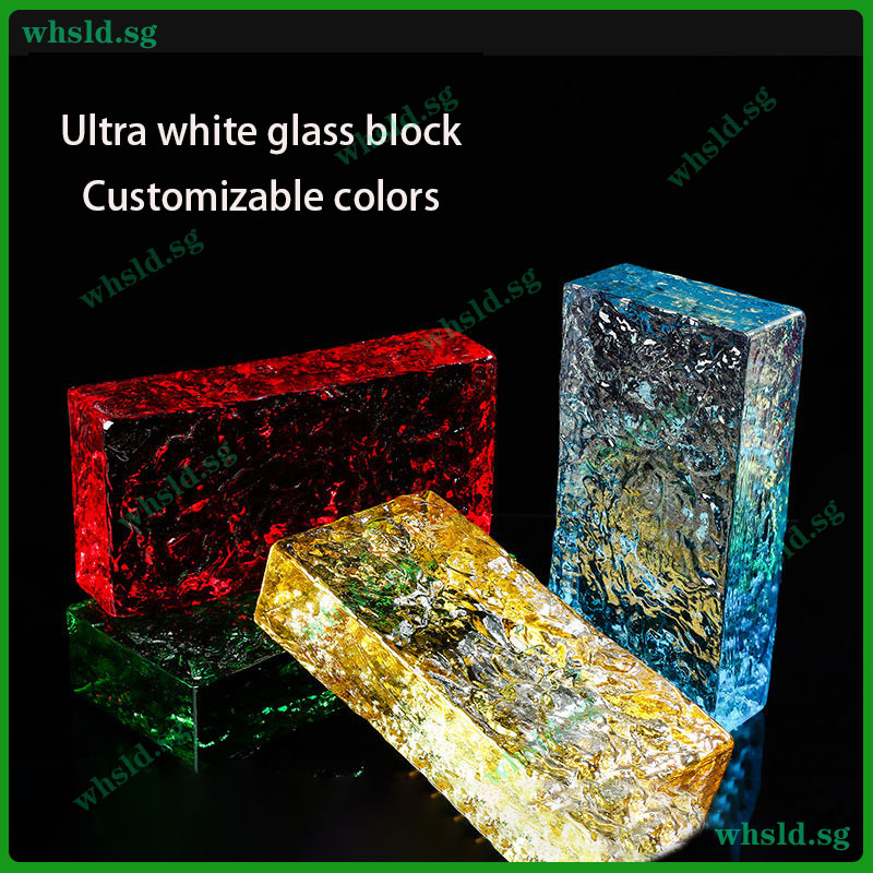 Transparent Crystal Glass Bricks Partition Wall Internet Celebrity ...