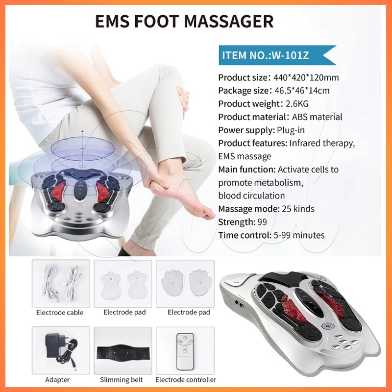 Foot Massager Machine Relax Treatment Device for Calf Leg Blood ...