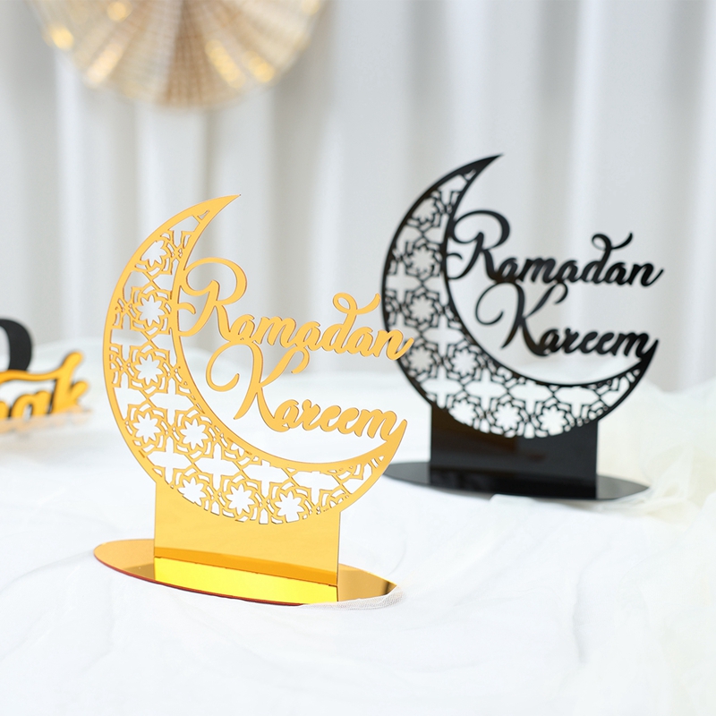 Raya Decoration Multicolor Ramadan Kareem Acrylic Table Ornament ...