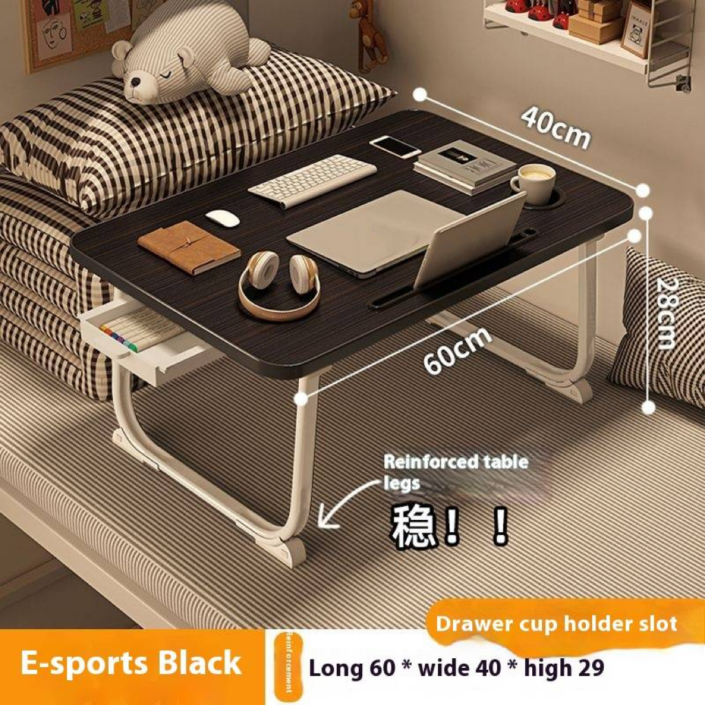 Foldable Small Bed Table Bedside Laptop Table Foldable Study Table ...
