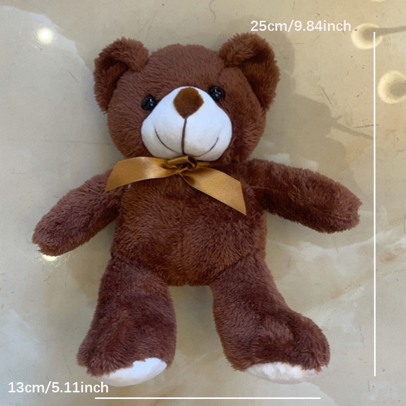 25cm Stuffed Animal Teddy Bear Baby Doll Friend Soft Plush Toy Birthday ...