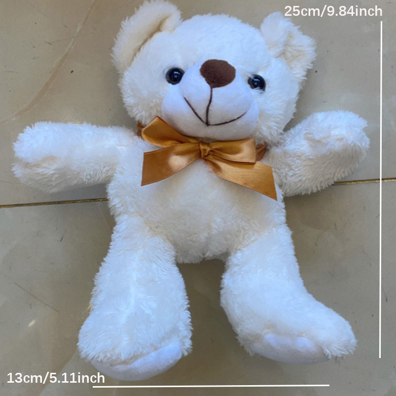 25cm Stuffed Animal Teddy Bear Baby Doll Friend Soft Plush Toy Birthday ...