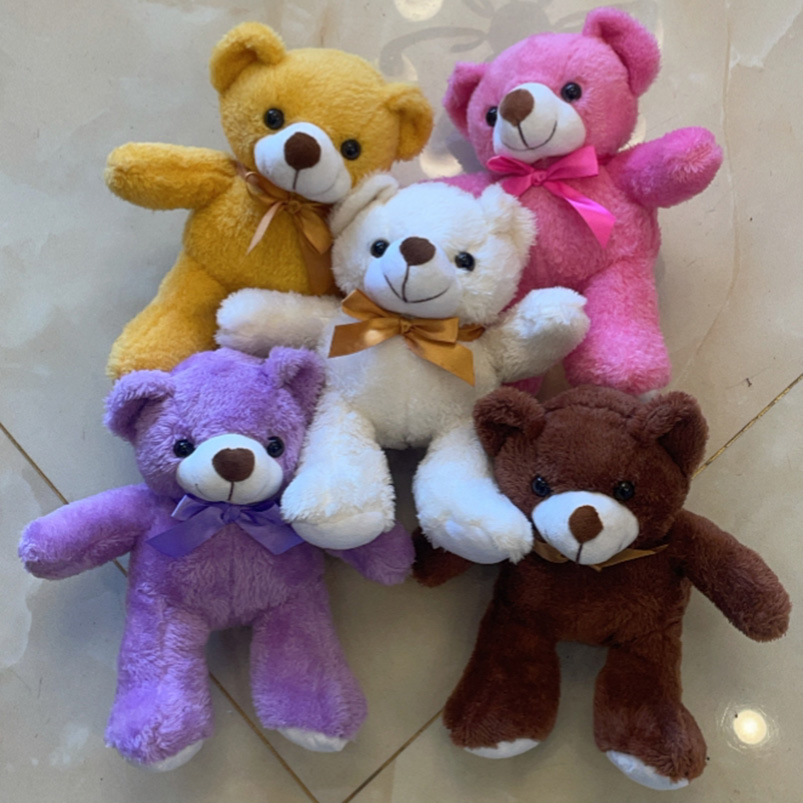 25cm Stuffed Animal Teddy Bear Baby Doll Friend Soft Plush Toy Birthday ...
