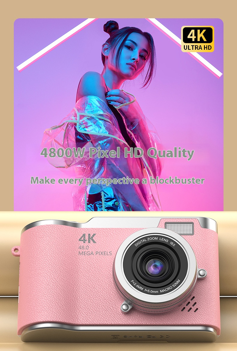 YMX 007 Flip Screen Digital Camera Kids Entry Level CCD Digital Camera ...