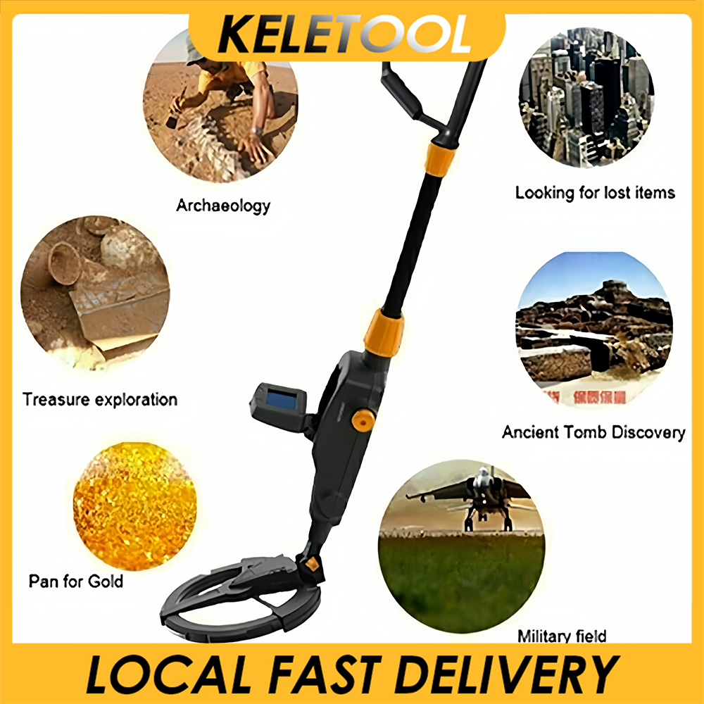 MD1008A pengesan logam Metal Detector treasure hunting tracker finder ...