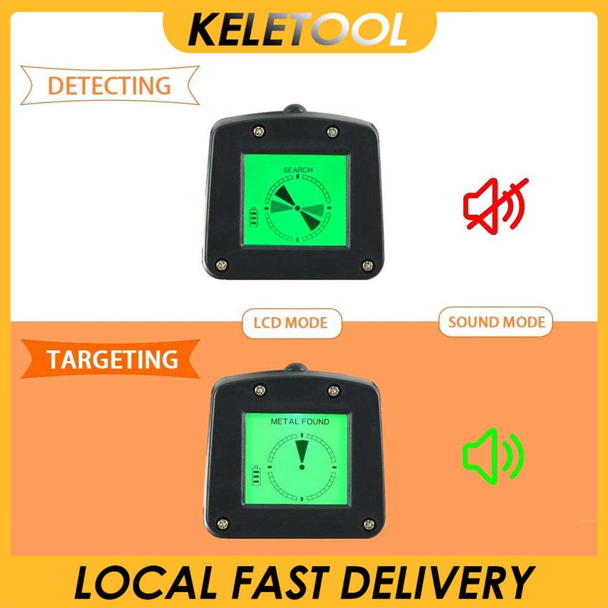 MD1008A pengesan logam Metal Detector treasure hunting tracker finder ...