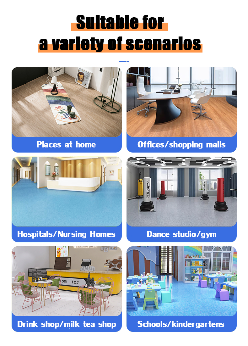 [DIY16.4 ft]Tikar Getah Tebal 1 Gulung New Design LVT Modern 3D ...