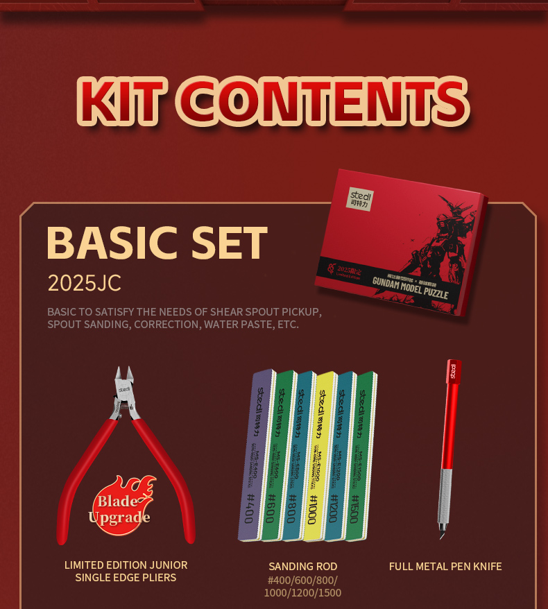 Stedi Limited Edition Tool Set Gundam Model Assembly Tool Pickup ...