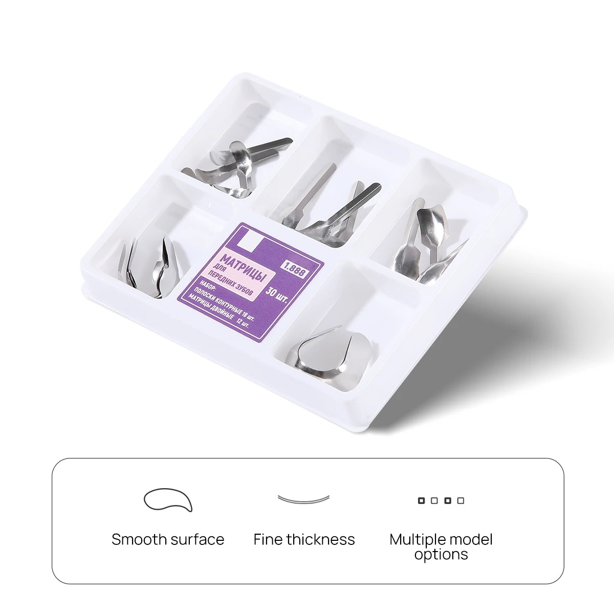 NICEDEN 12Pcs 30 pcs/Box Dental Proximal Anterior Strips Large Small ...