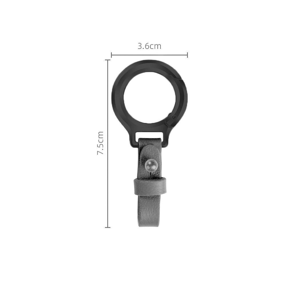 1pc Zinc Alloy Leather Keychain Waist Belt Buckle Carabiner Car Key ...