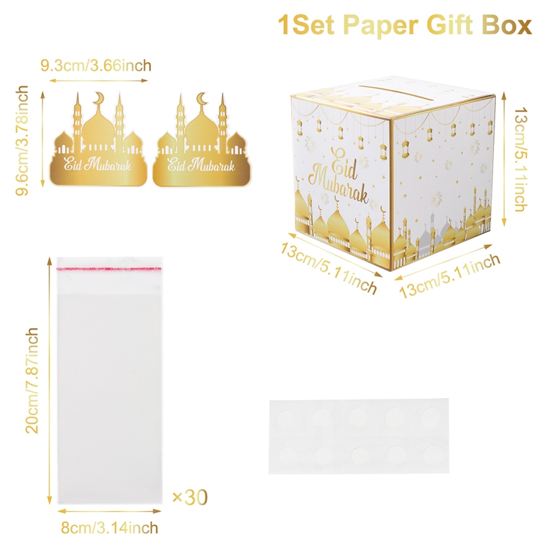 30pcs Black Gold Surprise Eid Money Pull-Out Gift Box Islamic Muslim ...