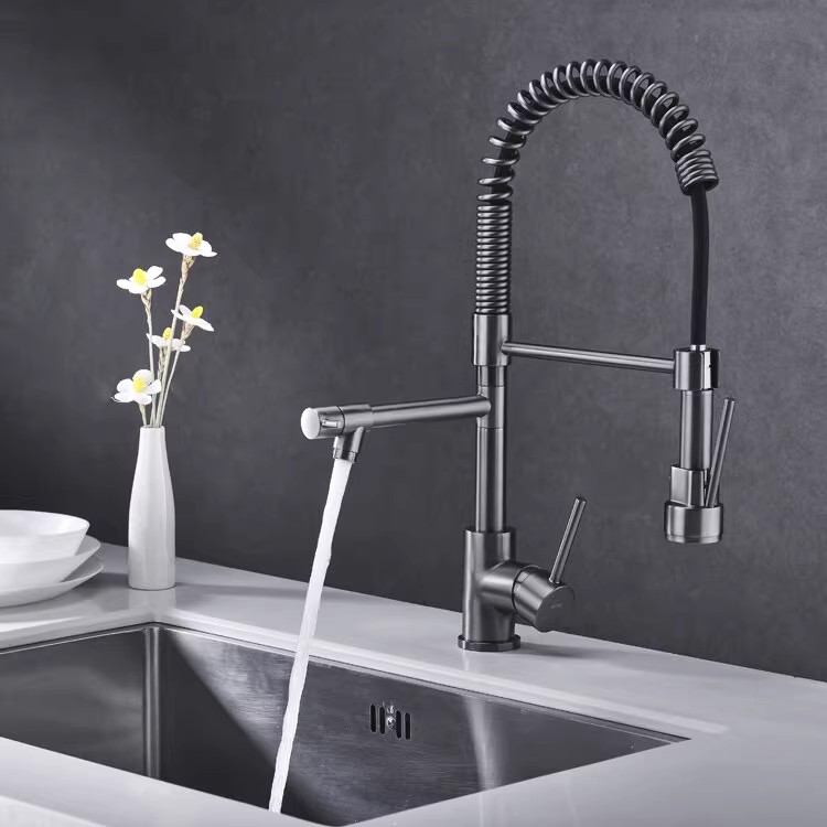 Kitchen spring faucet sink faucet Kitchen hot and cold faucets ...