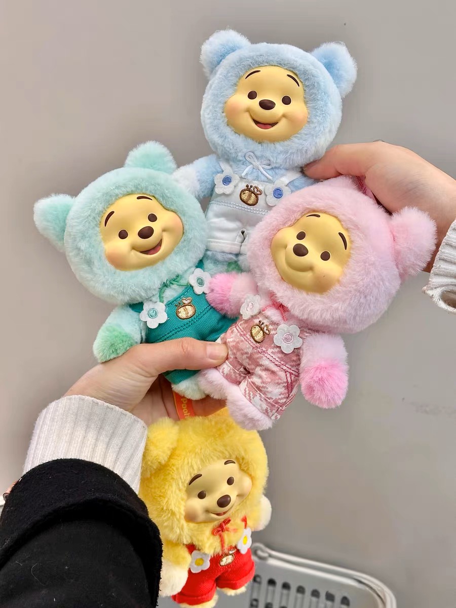 Toptoy Winnie the Pooh Candy Bear Series Disney Winnie the Pooh Candy Bear Vinyl Doll Doll New ...