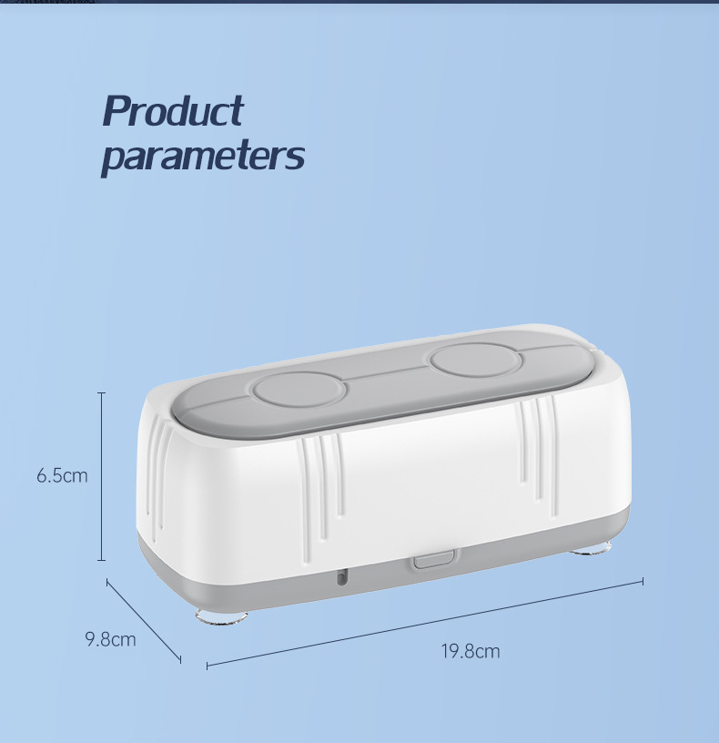 Dual engines for super cleaning power ultrasonic glasses cleaner Made ...