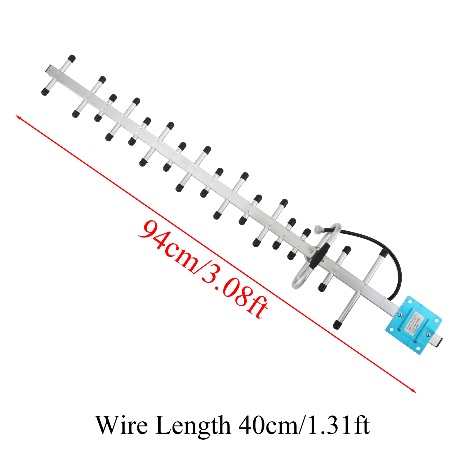 19/20dBi 2G/3G/4G Yagi Antenna 698-2700MHz N Female External Outdoor ...