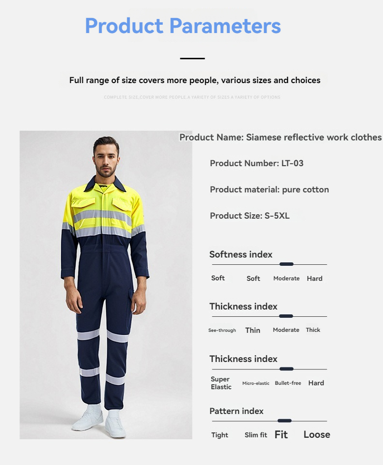 Reflective Coveralls 100% Cotton High Visibility Reflective Coveralls ...