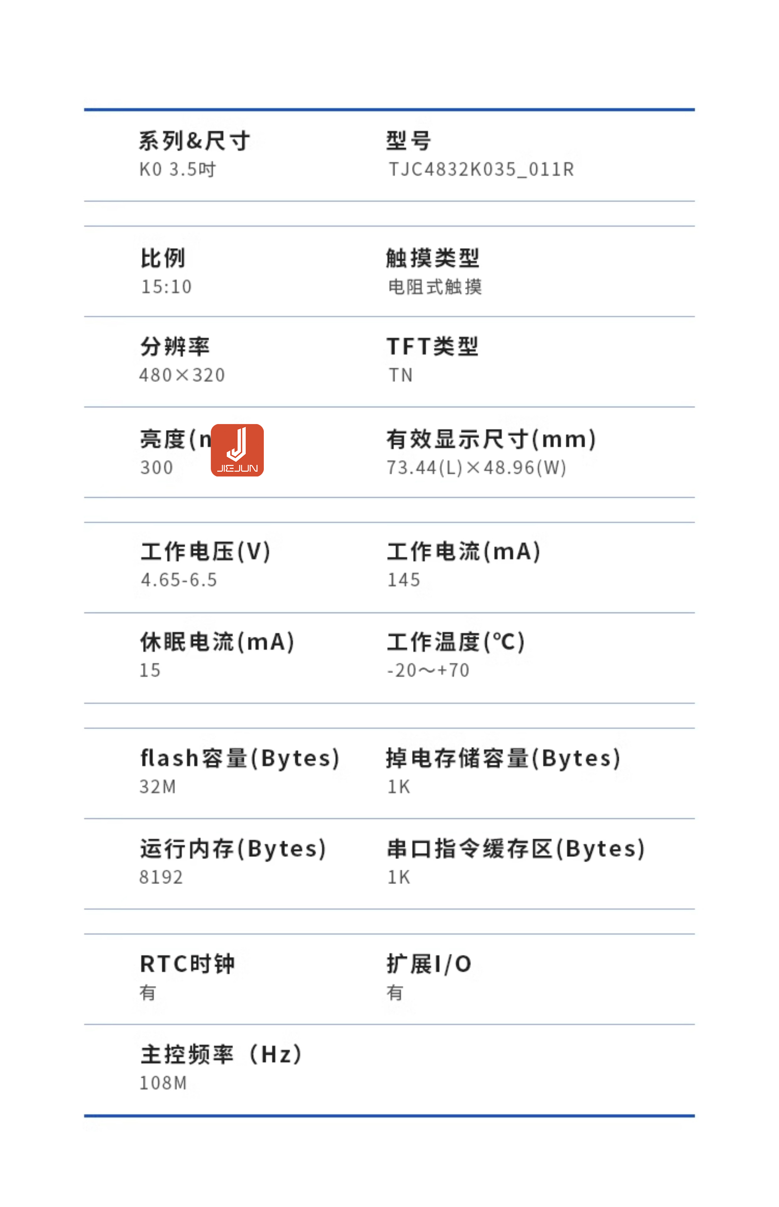 TJC Enhanced K0 series serial touch display 2.4/2.8/3.28/3.5 inch ...