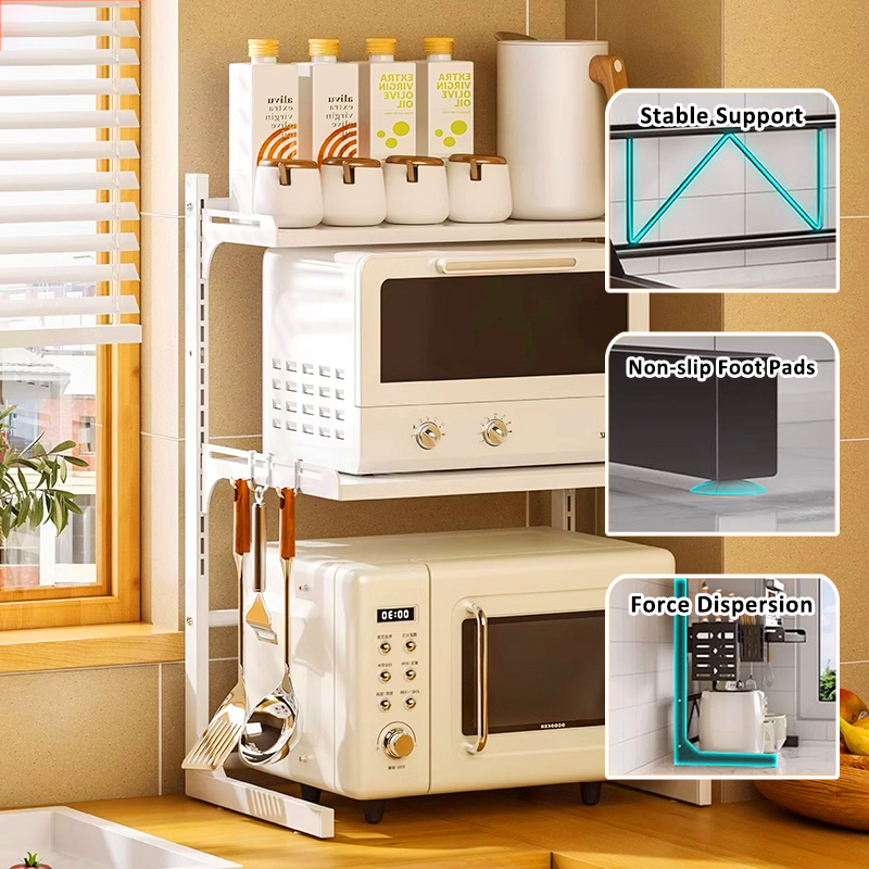 Cambond Adjustable Microwave Rack Heat-resistant Microwave Oven Rack ...