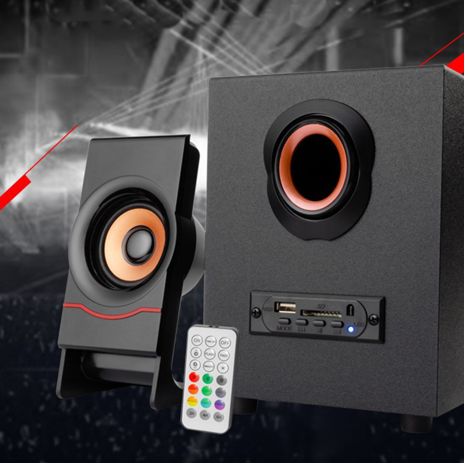 【Ready stock】Bluetooth Stereo Audio Speaker Bass Music Subwoofer for ...