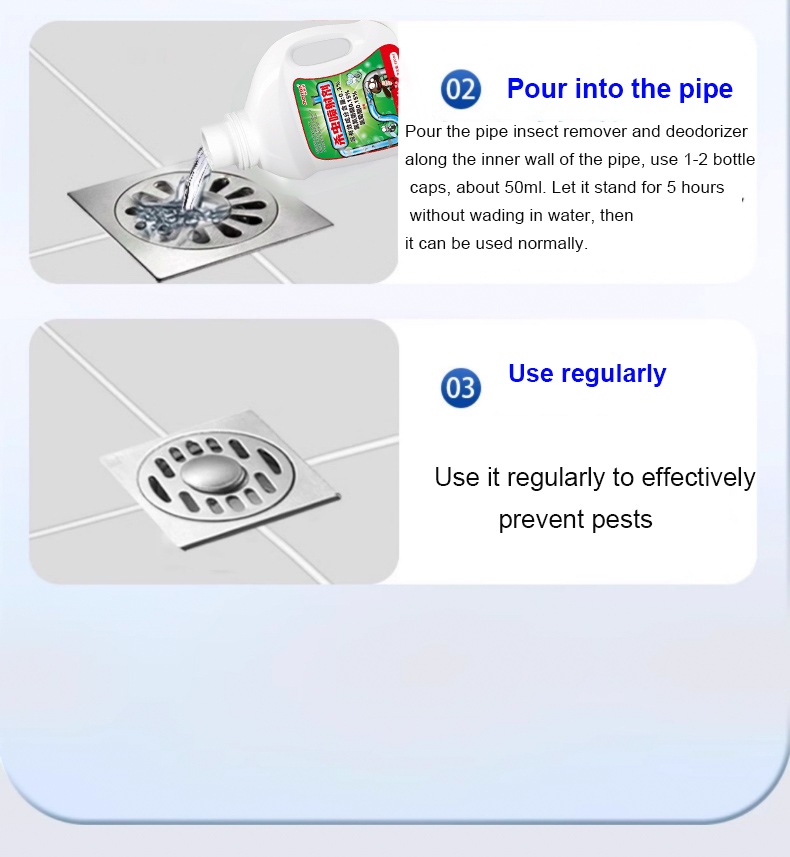 Drainage Insecticide, Cockroach Repellent, Centipede Repellent ...