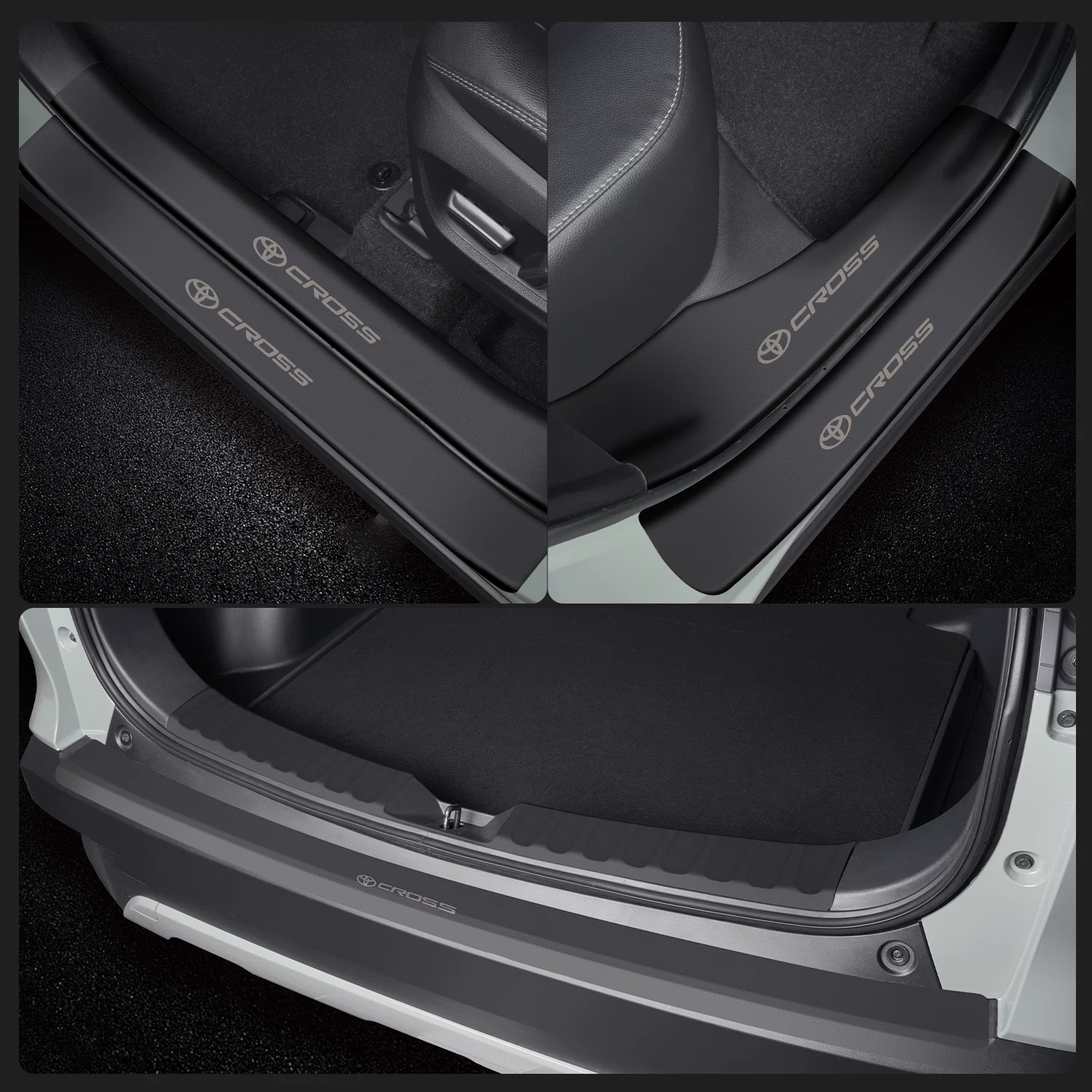 ZLWR toyota corolla cross threshold strip leather material scratch ...