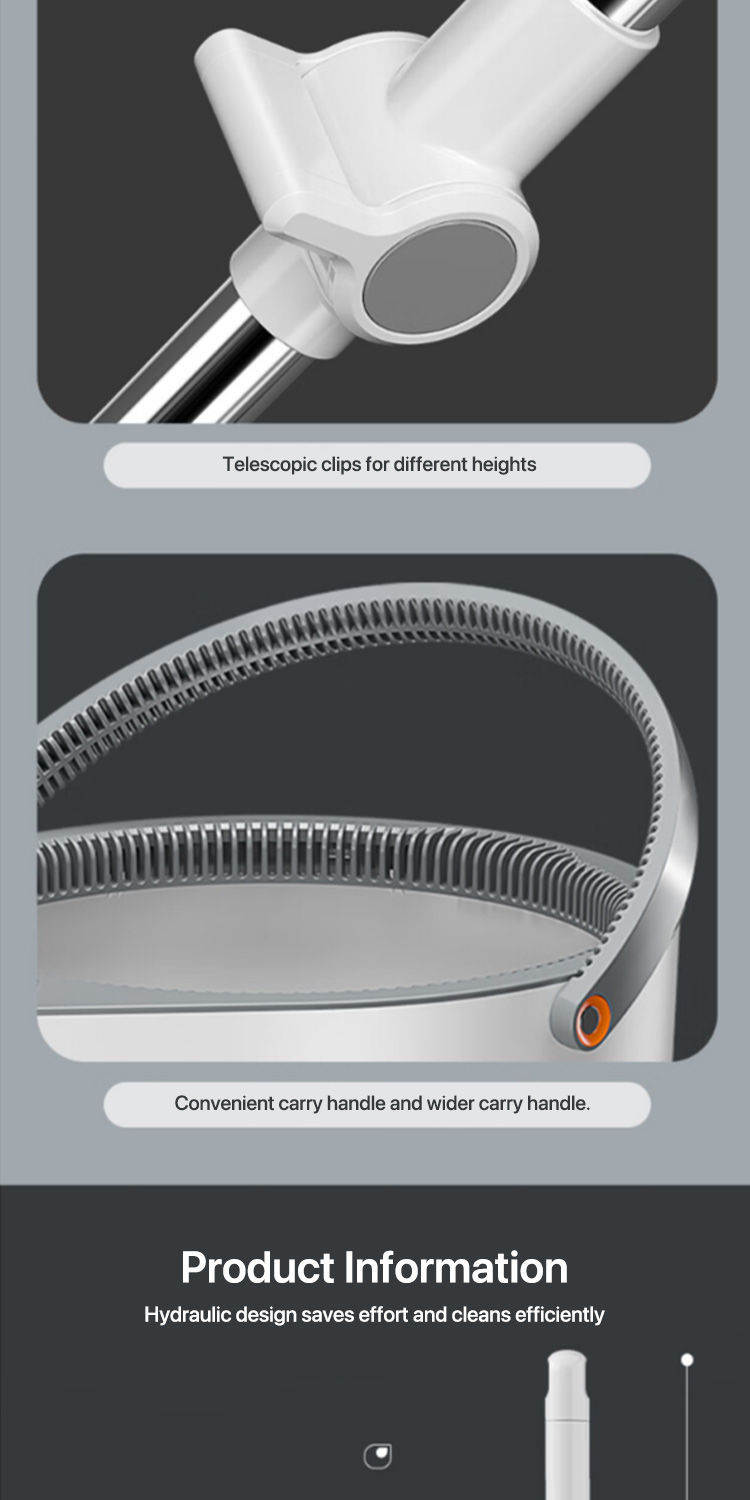 Joybos® Square Spin Mop Manual Press 360° Centrifugal Dehydration ...