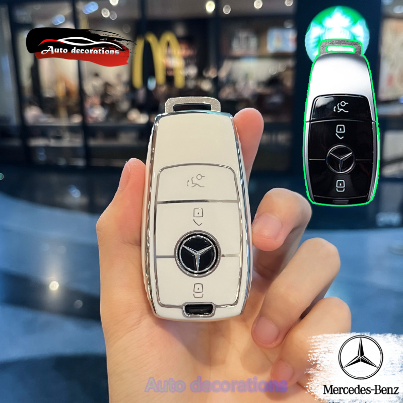 Mercedes Benz car key covers suitable For C E W222 W176 W205 W213 C257 ...