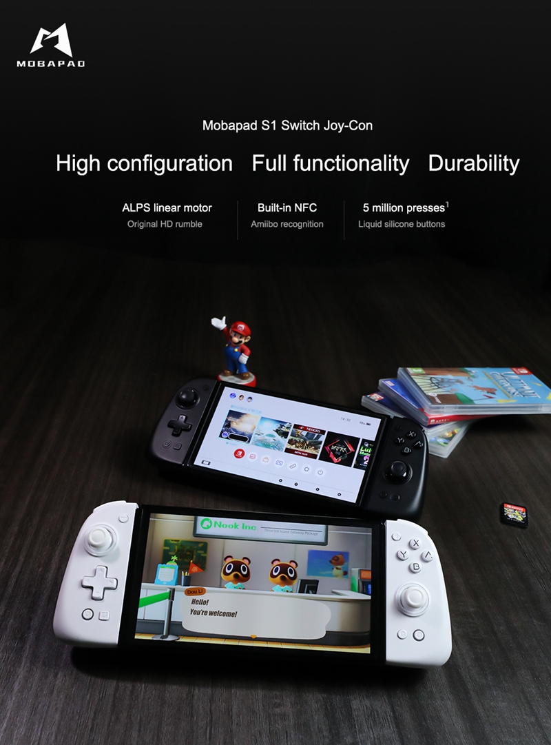 MOBAPAD S1 HD Detachable Joy-Con for Nintendo Switch 2/V1/V2/OLED Hall ...