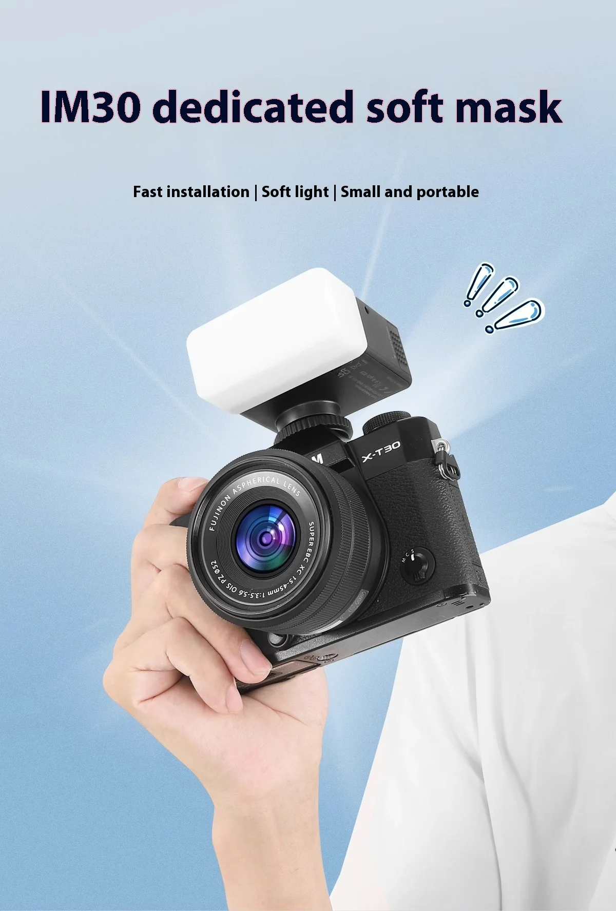 For Godox IM30 Flash Light Diffuser Goniu IM30 IFlash Mini Flash ...