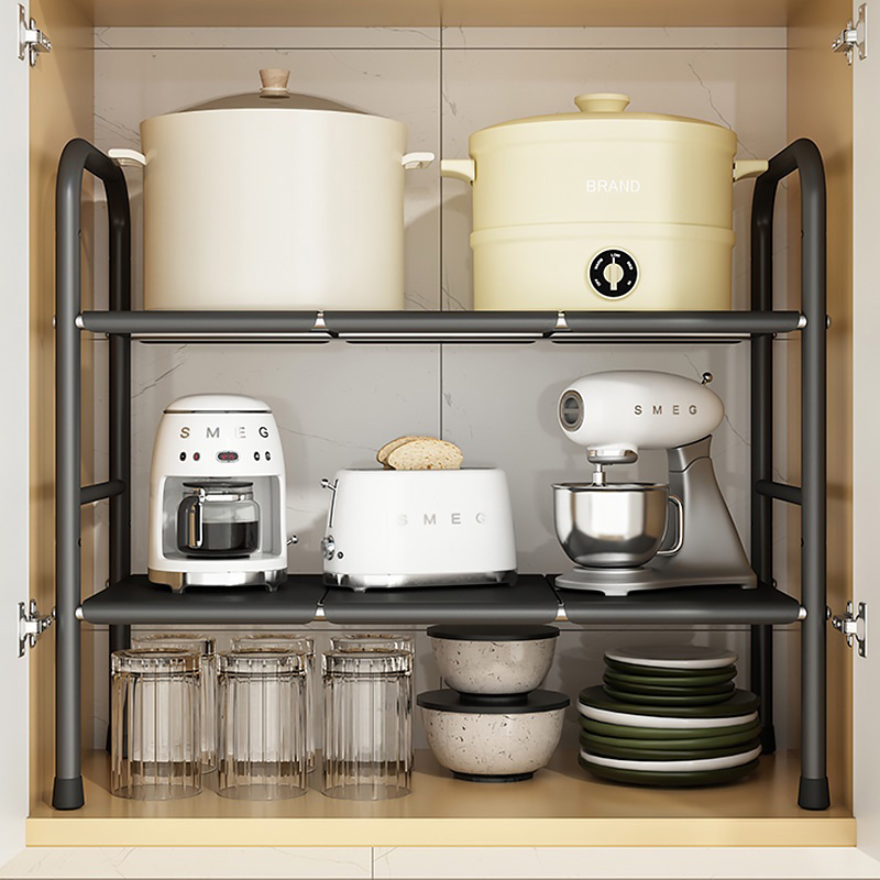 Extendable Under Sink Rack Stainless Steel Sink Organizer Rack Kitchen ...
