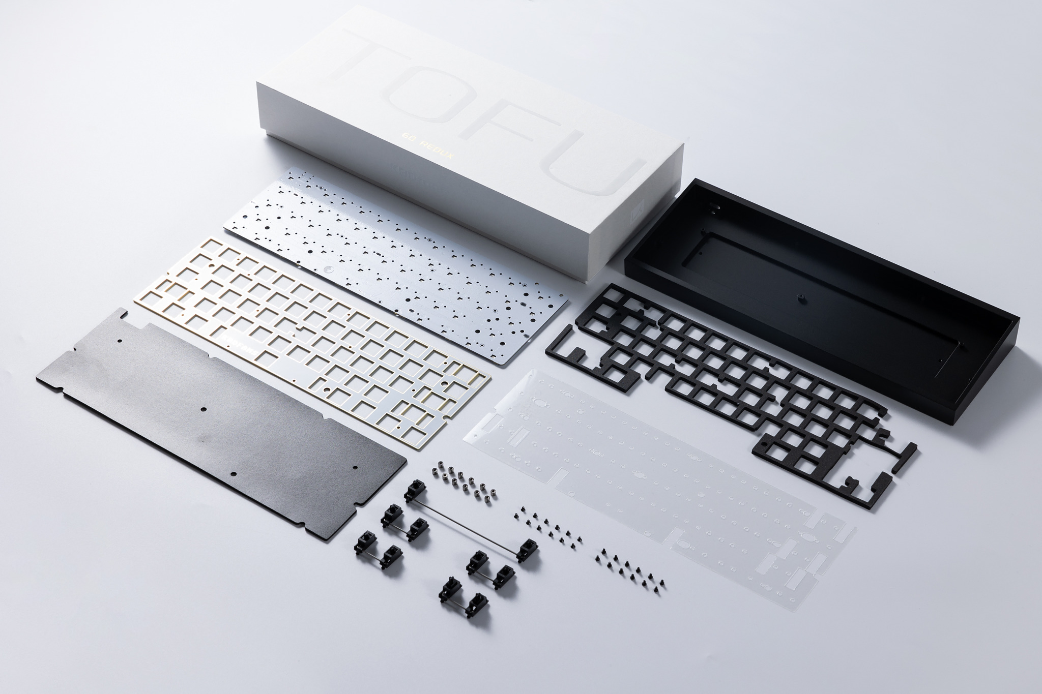 KBDfans x MM Gaming Keyboard Kit with Tofu Redux 60 case/ the switches ...