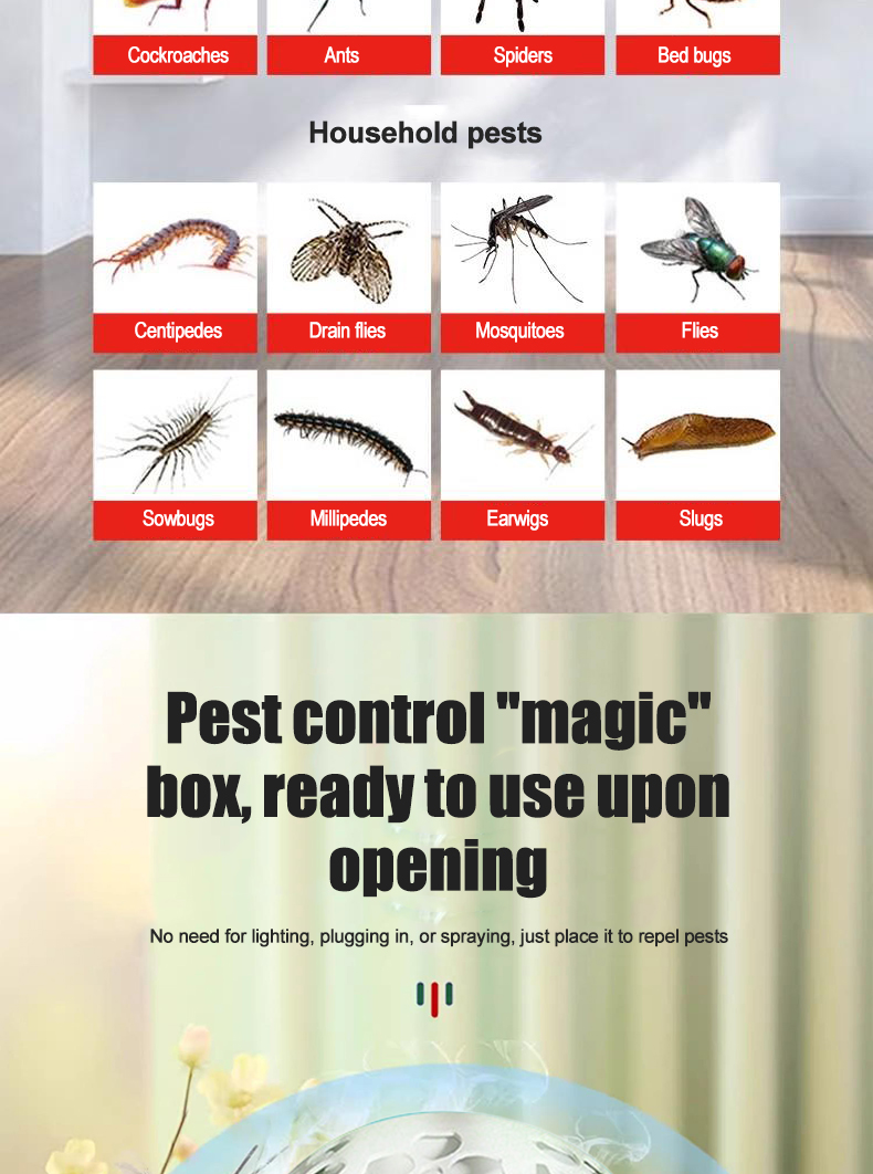 【🇲🇾Ready 𝗦𝗧𝗢𝗖𝗞】Plant Repellent Magic Box Plant Repellent Gel Fly ...