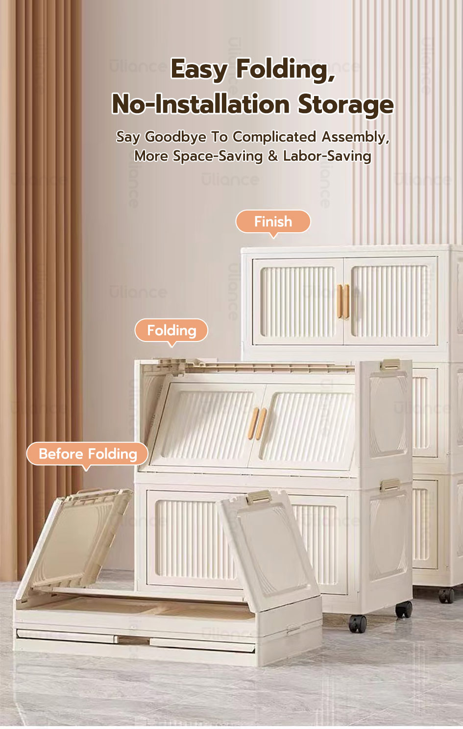 Uliance 40-80cm Lowest Price Gap Storage Organizer Magnetic Door ...