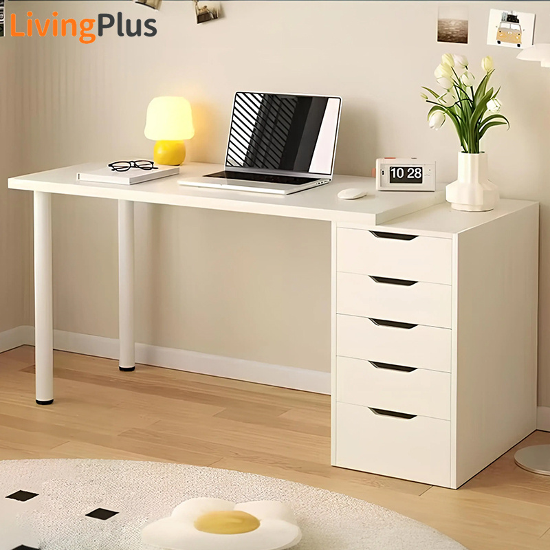 Office Table Computer Table With Storage Cabinet Meja Office Meja ...