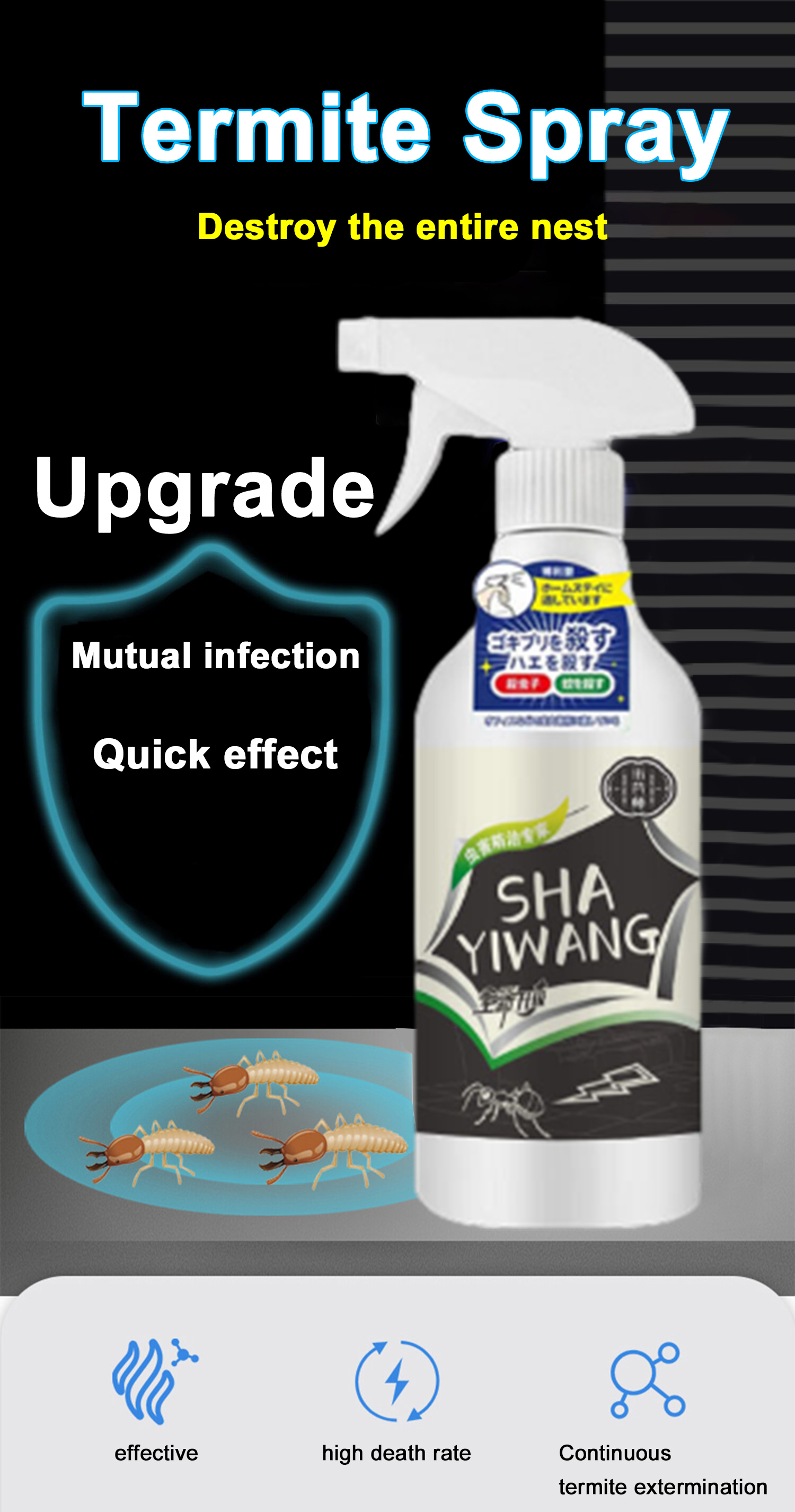 Spray 1 to avoid termites for 50 years anai killer spray 1 time kills 1 ...