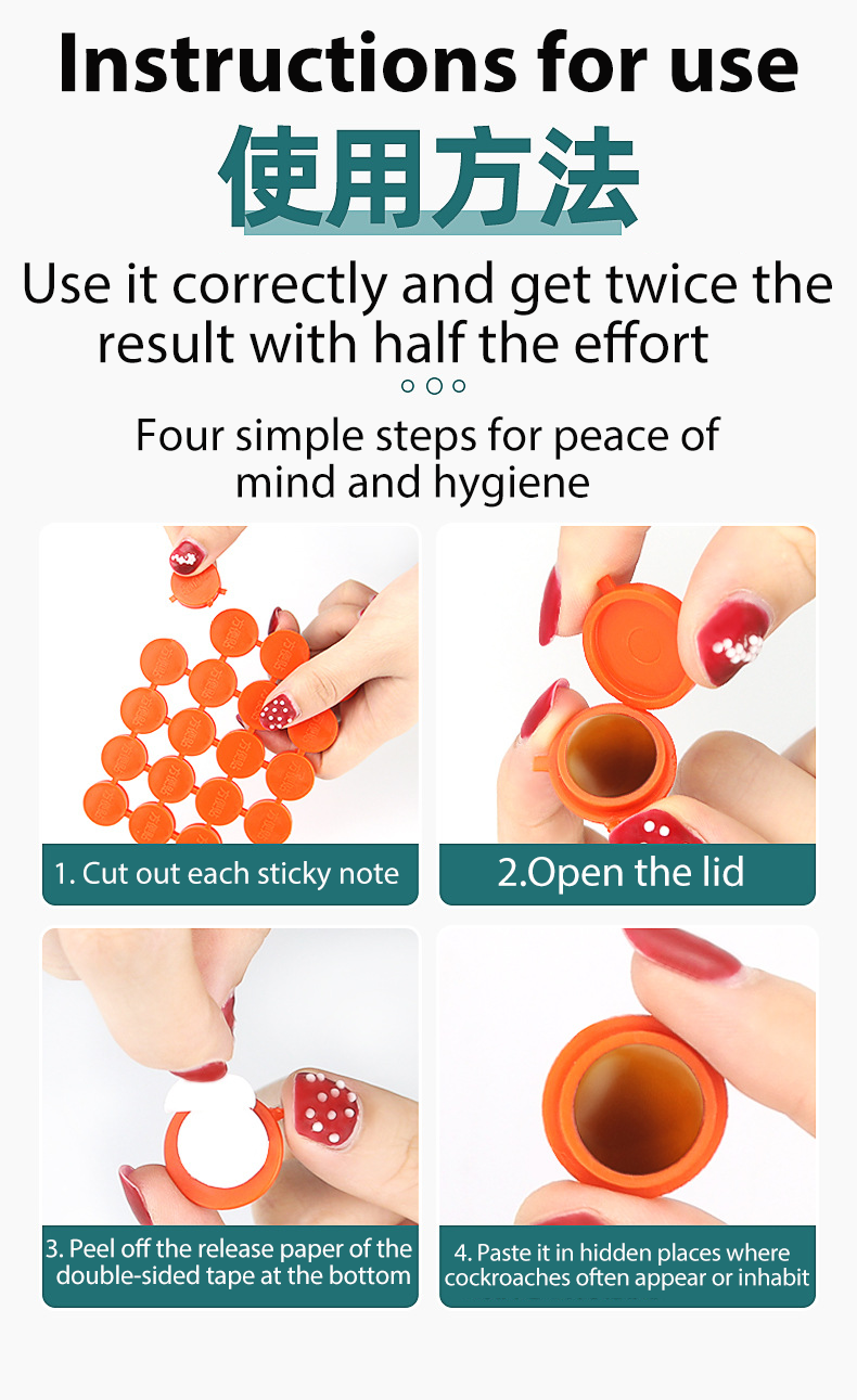 No cockroaches for 20 years Cockroach Killer Gel Bait perangkap lipas ...