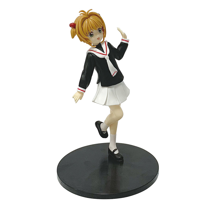 1Pcs 15.5cm Cardcaptor Sakura Anime Figure Kinomoto Sakura Daidouji ...