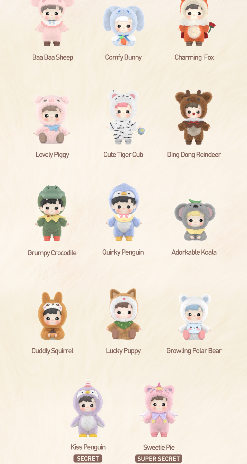 POP MART HACIPUPU Snuggle With You Series Figures Blind Box Action Toys ...