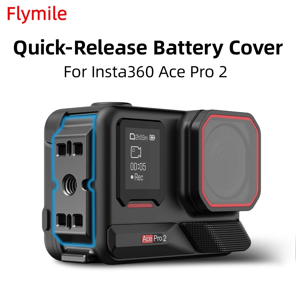 Flymile Aluminum Alloy Magnetic Battery Side Interface Cover for ...