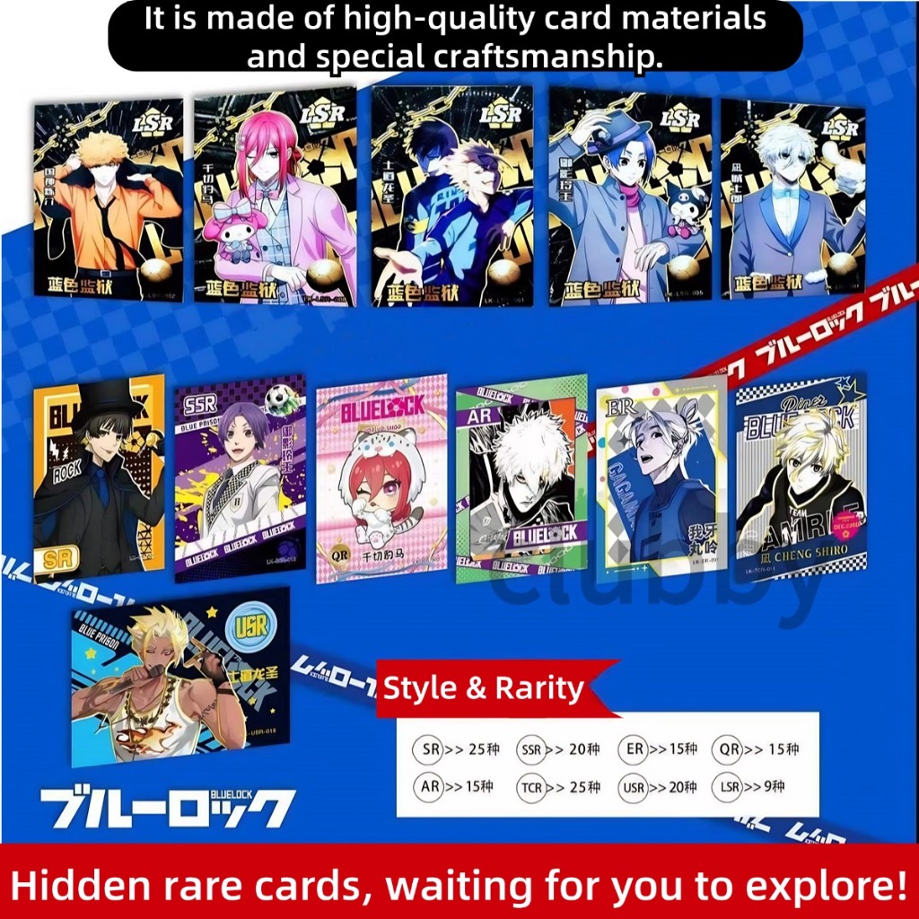 Blue Lock Card Single Pack TCG Nagi Seishiro itoshi rin Rare USR/SSR/QR ...