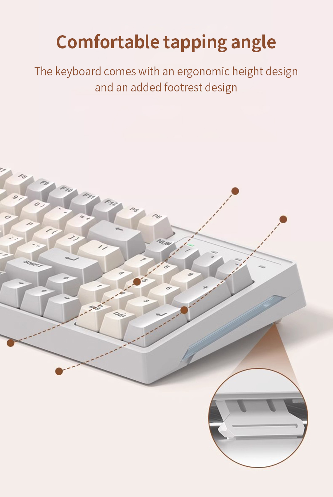 Acer Wireless Keyboard And Mouse Set Bluetooth 2 4g Wireless Connection Light Effect Type C