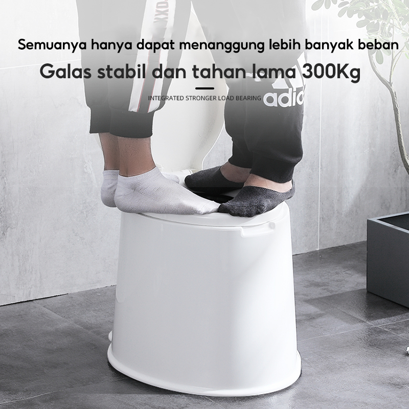 IKEA Mobile Portable Toilet Detachable Plastic Toilet For Adult Elderly ...