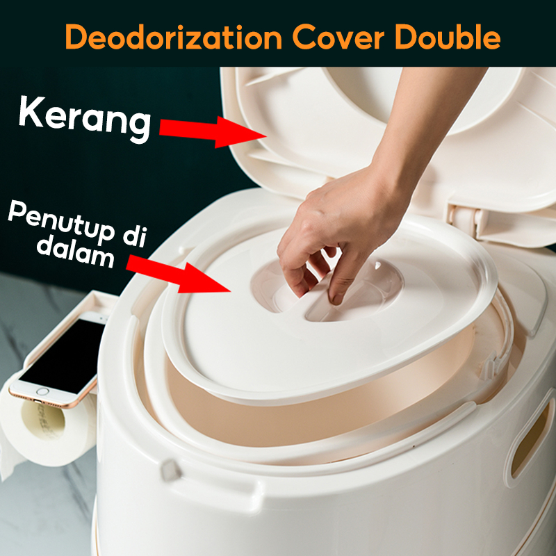 IKEA Mobile Portable Toilet Detachable Plastic Toilet For Adult Elderly ...