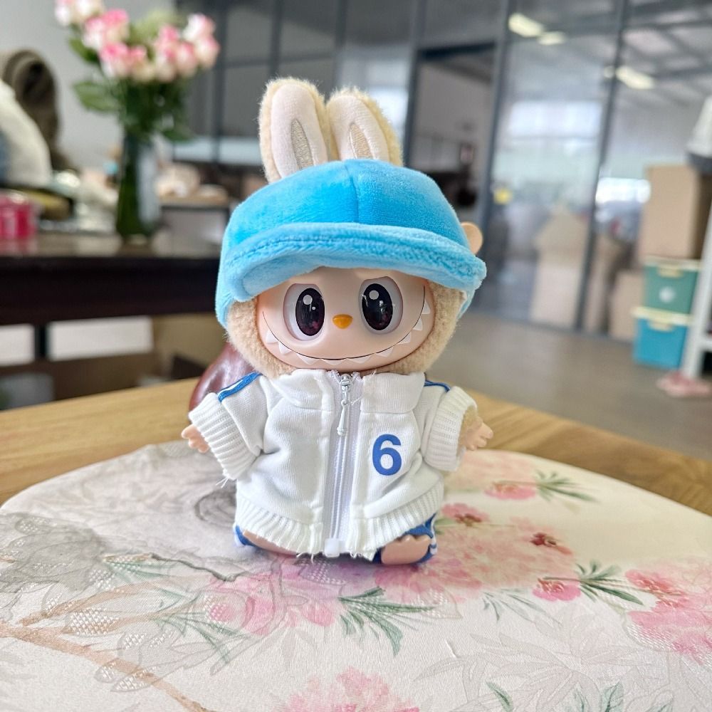 AOPHEKM Labubu Doll Clothes, Labubu Time To Chill Filled Cotton Doll ...