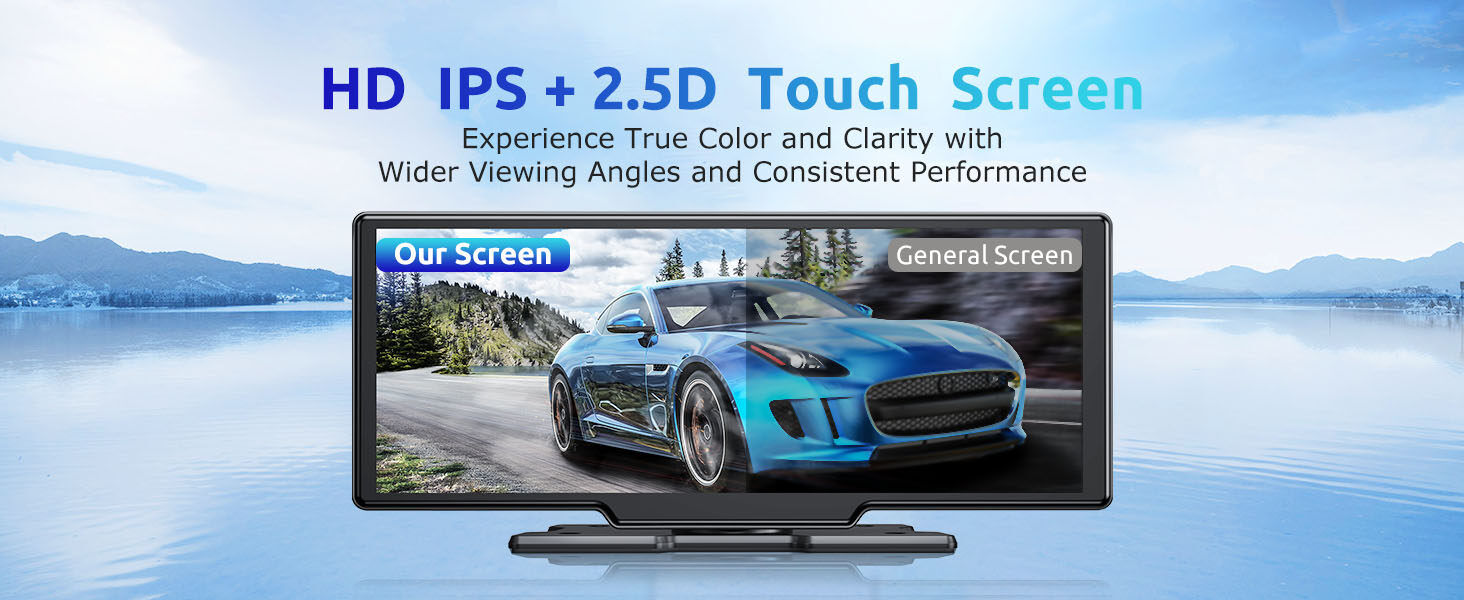 Conentool 10.26" INCH Portable Car Player Carplay Android Auto ...